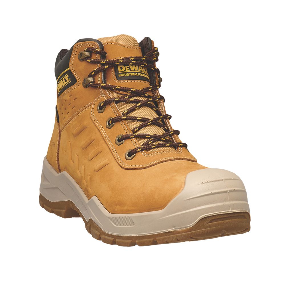 DEWALT Livingston Size 8 Wheat Waterproof Steel Toe Cap Safety Boots ...