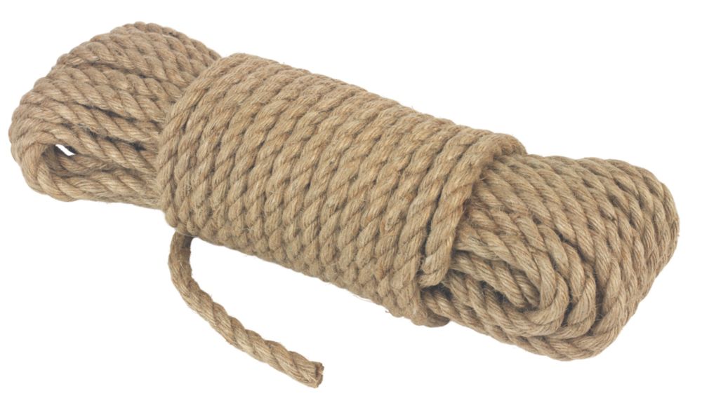 Essentials Rope Natural 10mm x 20m - Screwfix