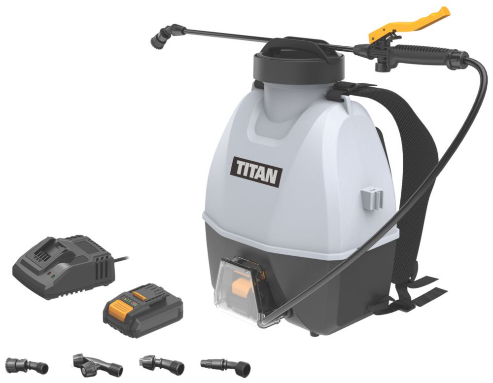 Titan TTI854PRW 18V 1 x 2.0Ah Li-Ion TXP Cordless Backpack Sprayer ...