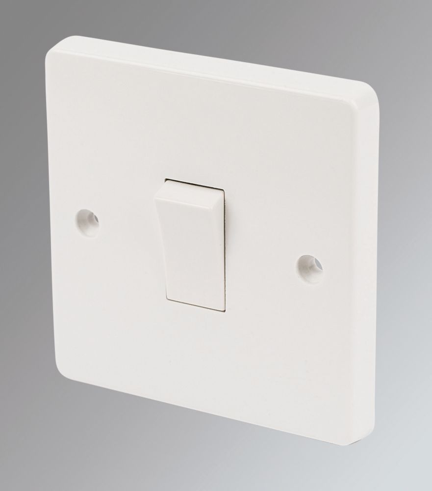 Crabtree Capital 10AX 1-Gang 2-Way Light Switch White | Switches ...