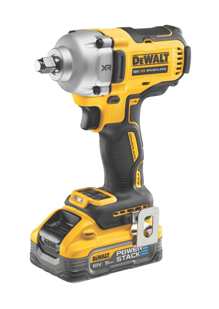 DEWALT DCF891H2T-GB 18V 2 x 5.0Ah Li-Ion PowerStack Brushless Cordless ...