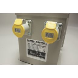Carroll & Meynell 3300VA Intermittent Step-Down Isolation Transformer ...