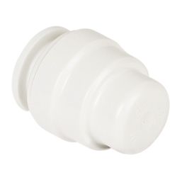 JG Speedfit Plastic Push-Fit Stop Ends 15mm 10 Pack - Screwfix