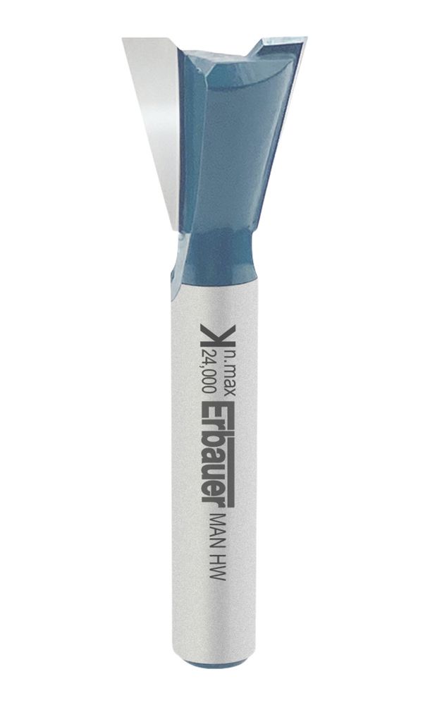 Erbauer 1/4" 14° Dovetail Shaped Router Cutter 12.7mm x 12.7mm - Screwfix