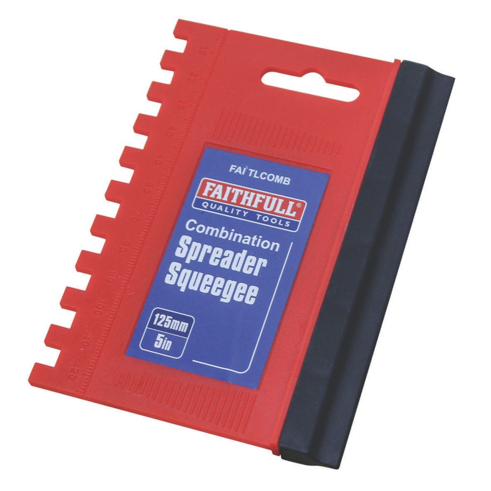 Faithfull Combination Tile Grout Spreader 5" - Screwfix