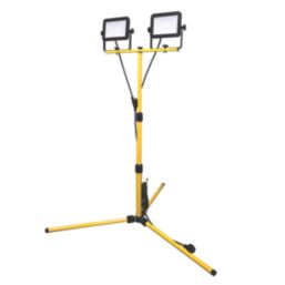 LAP LED Mains Portable Work Light with Tripod 2 x 20W 2 x 2000lm 220 ...