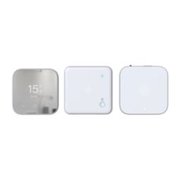 Hive Mini V4 Wireless Heating OpenTherm Smart Thermostat White - Screwfix