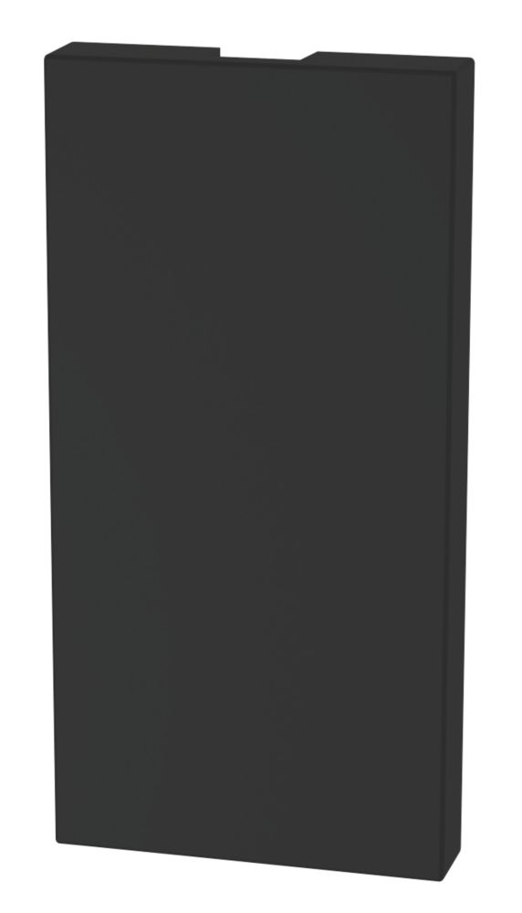 LAP 1-Module Modular Blanking Plate Black - Screwfix