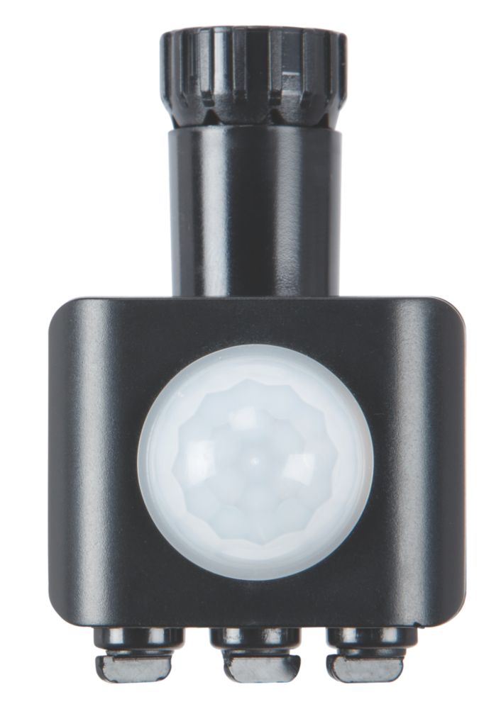 Knightsbridge Indoor & Outdoor Black PIR Sensor 120° - Screwfix