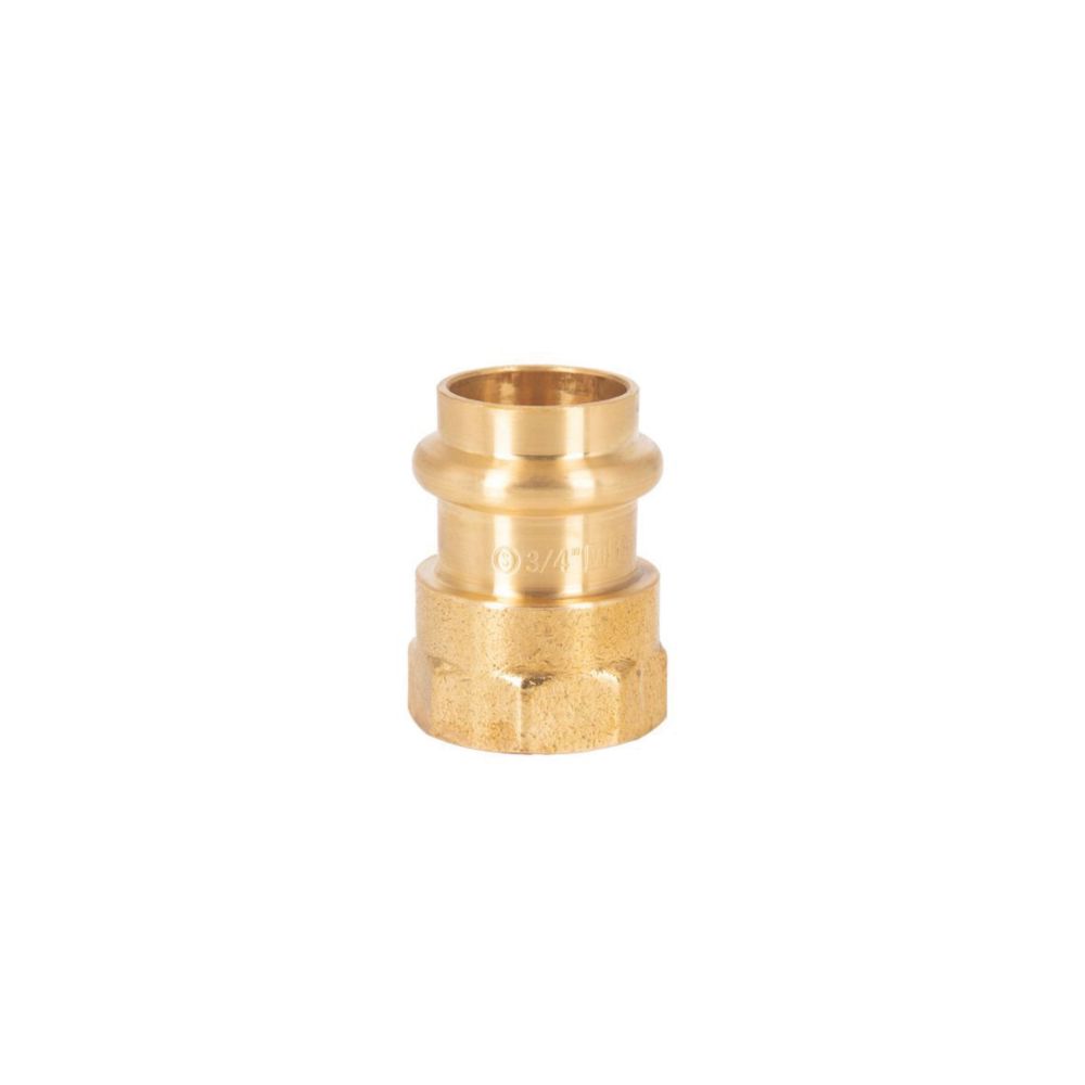 Instantor Copper Press-Fit Adapting Gas Female Coupler 3/4" x 3/4 ...