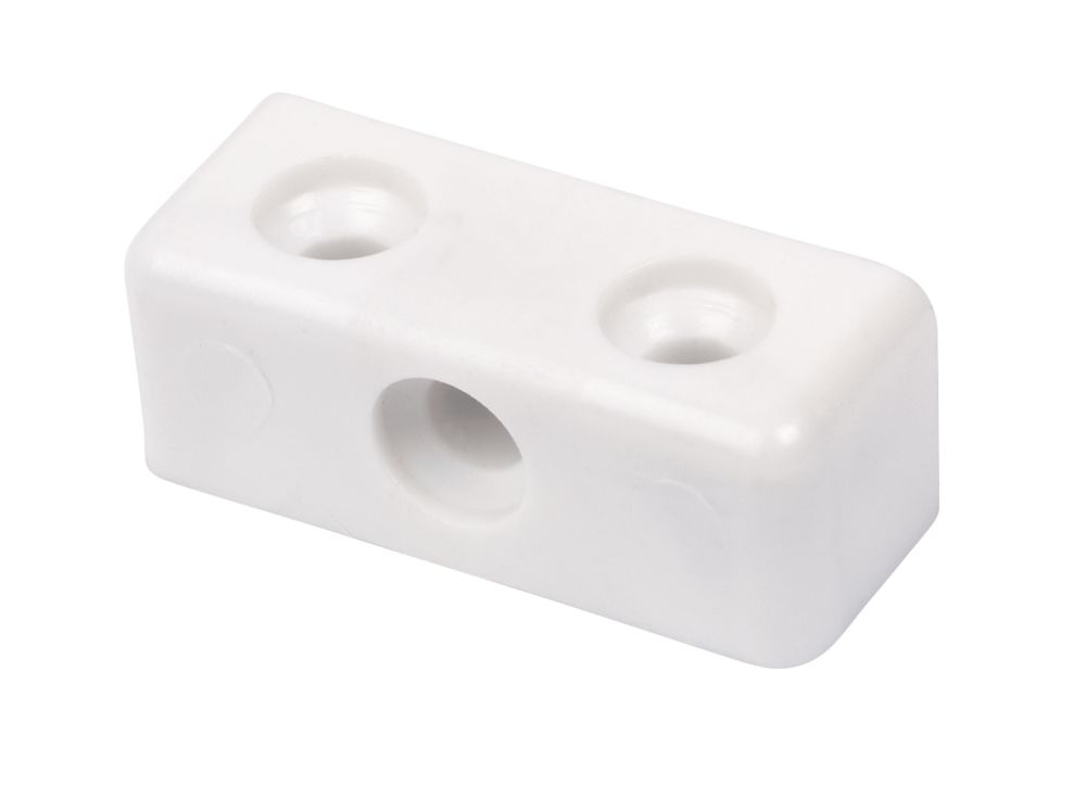 Essentials Assembly Joints White 10 Pack - Screwfix