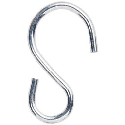 Diall S-Hooks Zinc-Plated 90 x 6mm 2 Pack - Screwfix