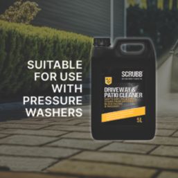 Scrubb Driveway, Patio, Concrete & Masonry Cleaner 5Ltr - Screwfix