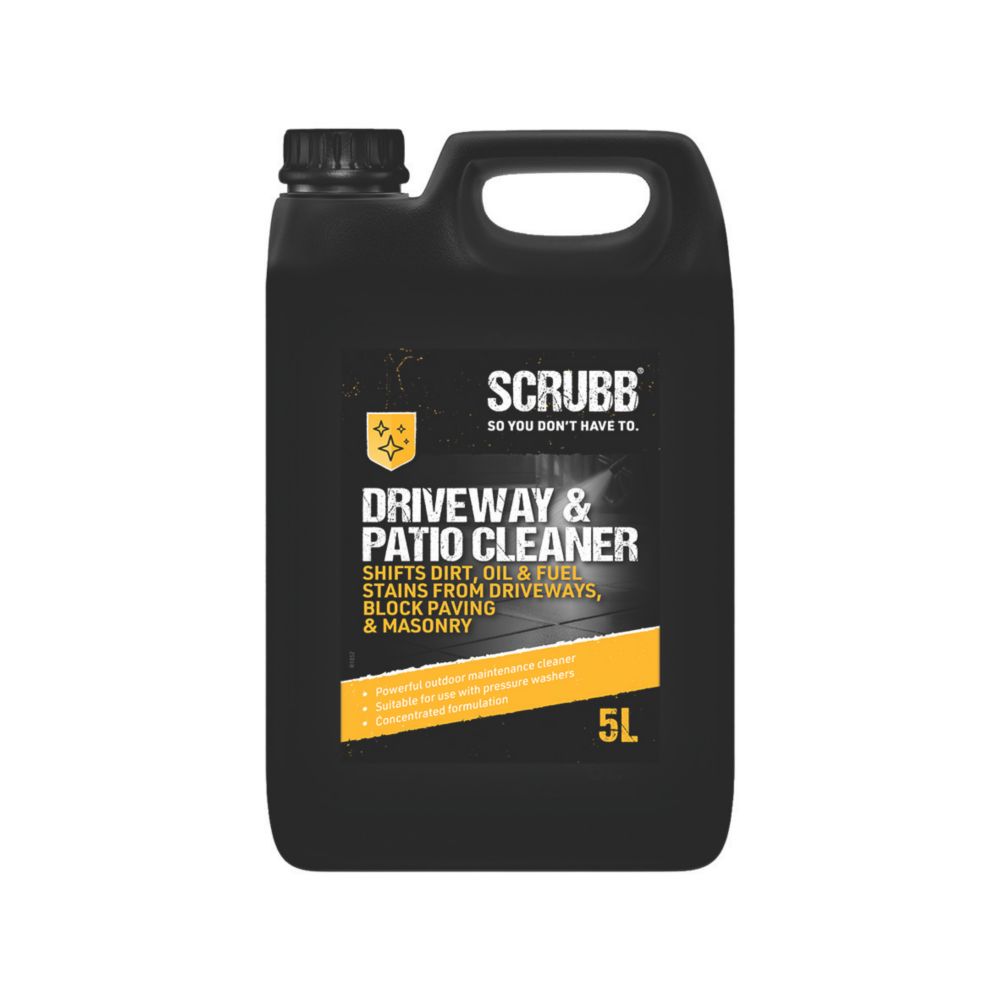 Scrubb Driveway, Patio, Concrete & Masonry Cleaner 5Ltr - Screwfix