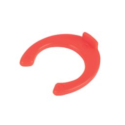 FloPlast FloFit+ Plastic Collet Clips Red 10mm 50 Pack - Screwfix