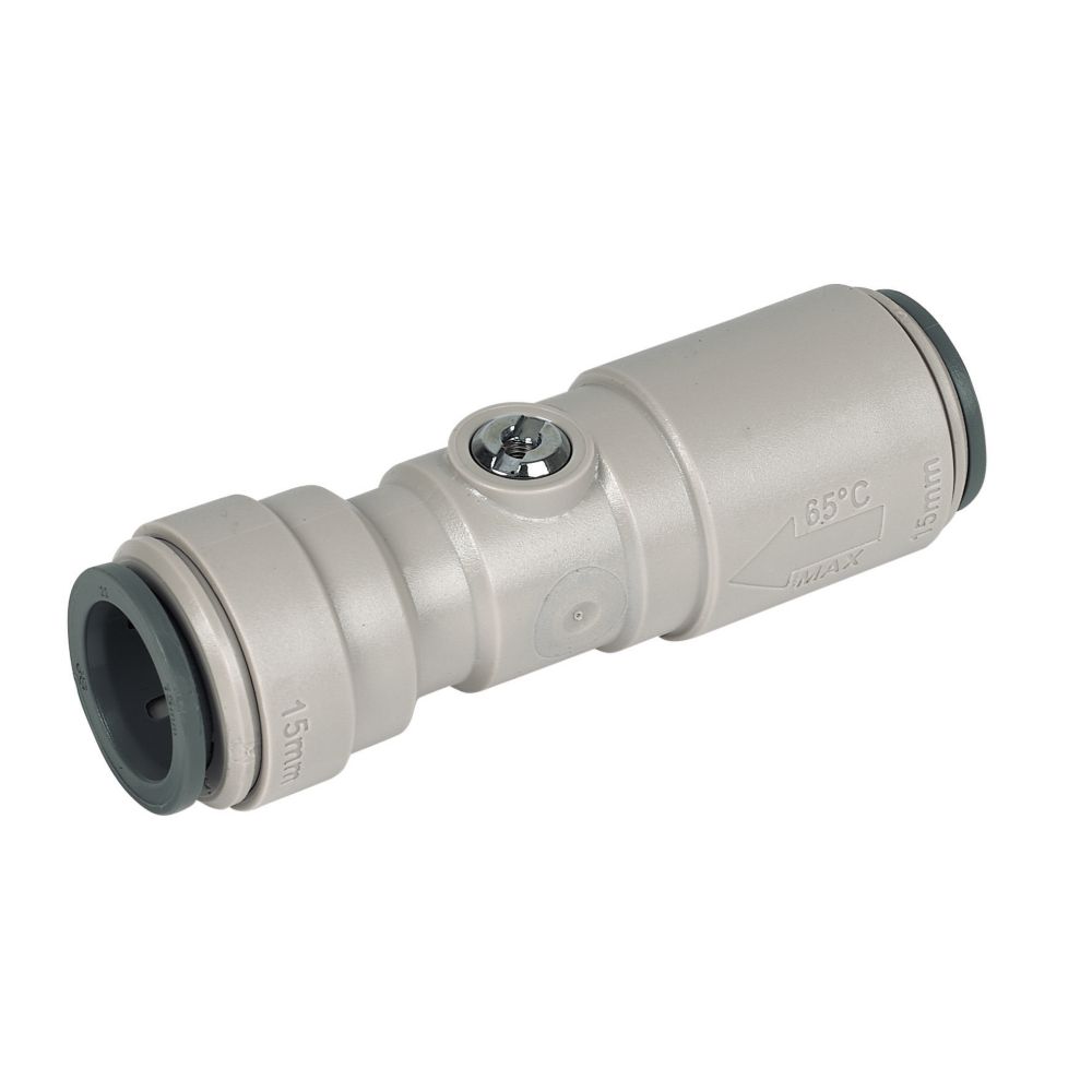 JG Speedfit 15SV Isolating Valves 15mm 5 Pack - Screwfix