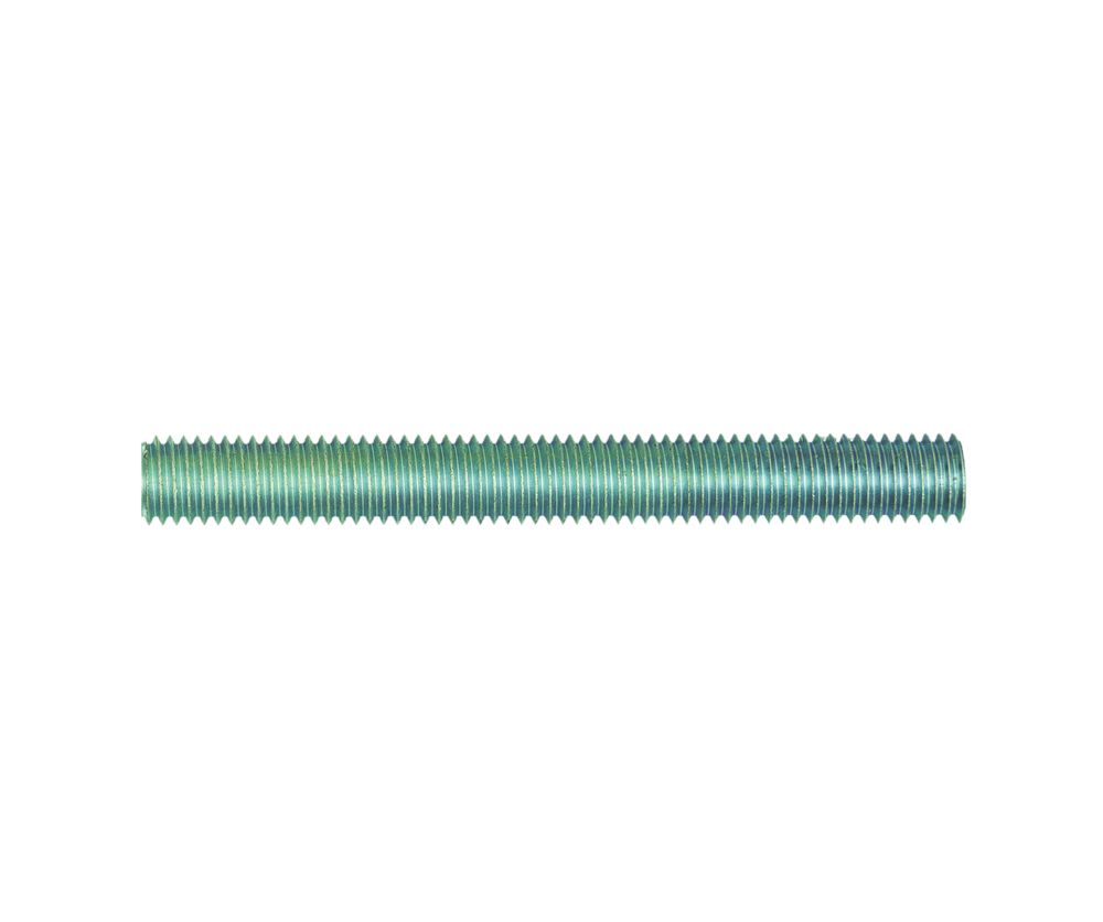 Rawlplug BZP Steel Threaded Rods M12 x 1000mm 5 Pack - Screwfix