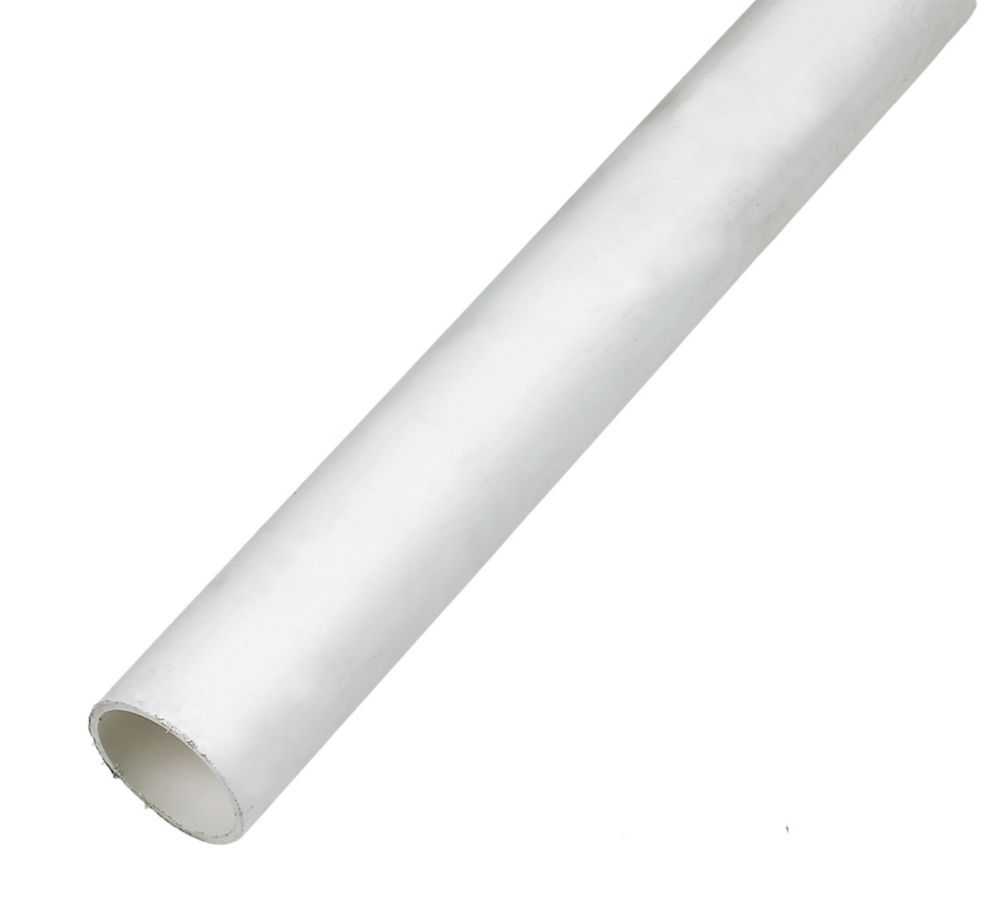FloPlast Push-Fit Pipe White 32mm x 3m - Screwfix