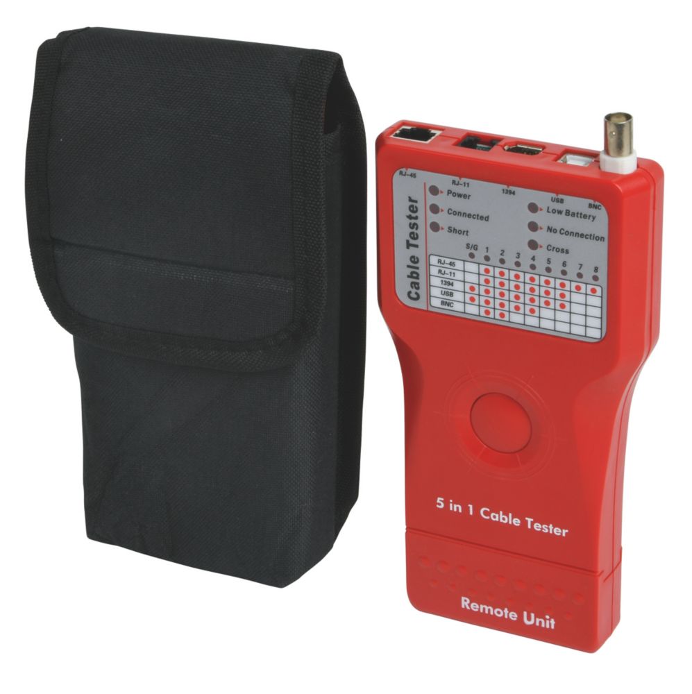 Labgear 5-in-1 Universal Cable Tester - Screwfix