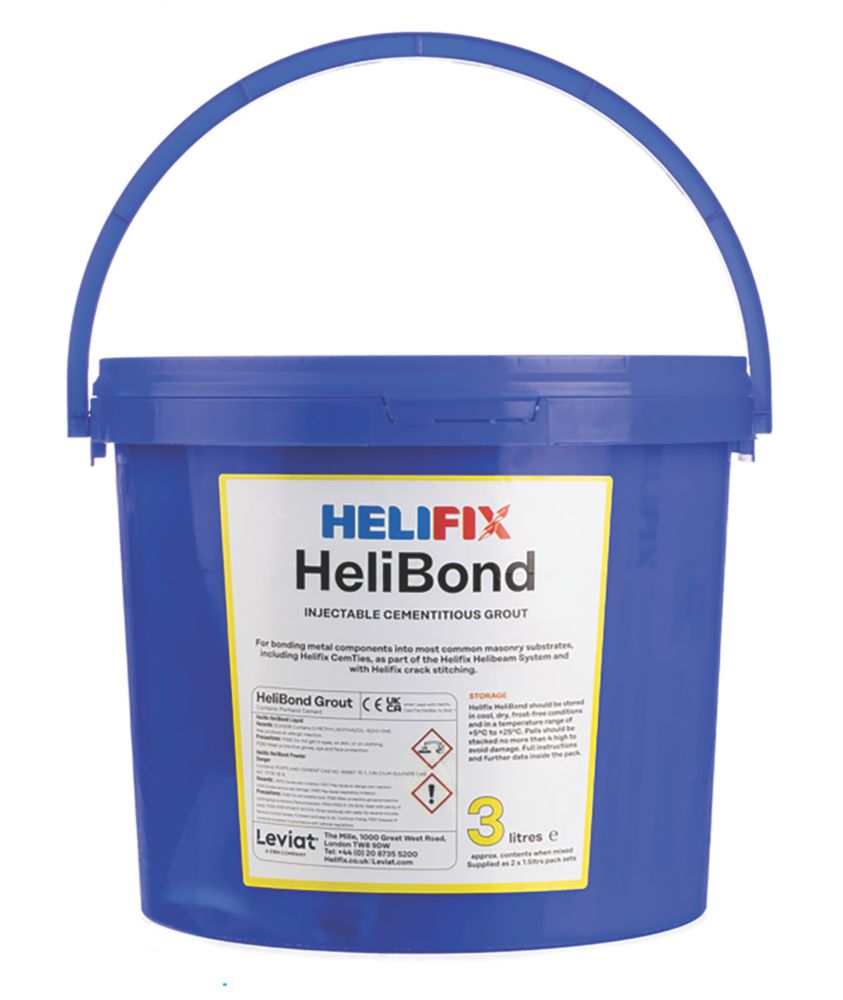 Helifix Crack Repair Grey 3Ltr - Screwfix