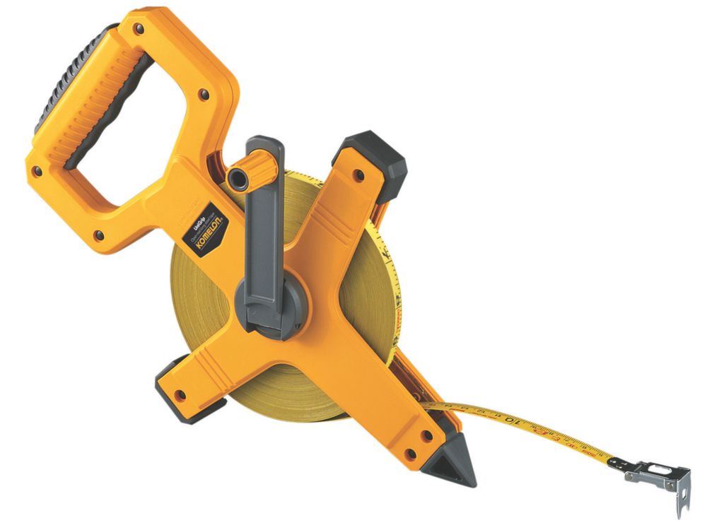 Komelon Unigrip Long Steel 30m Tape Measure - Screwfix