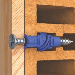 Rawlplug Rawl-4-All Wall Plugs 6mm x 30mm 100 Pack - Screwfix