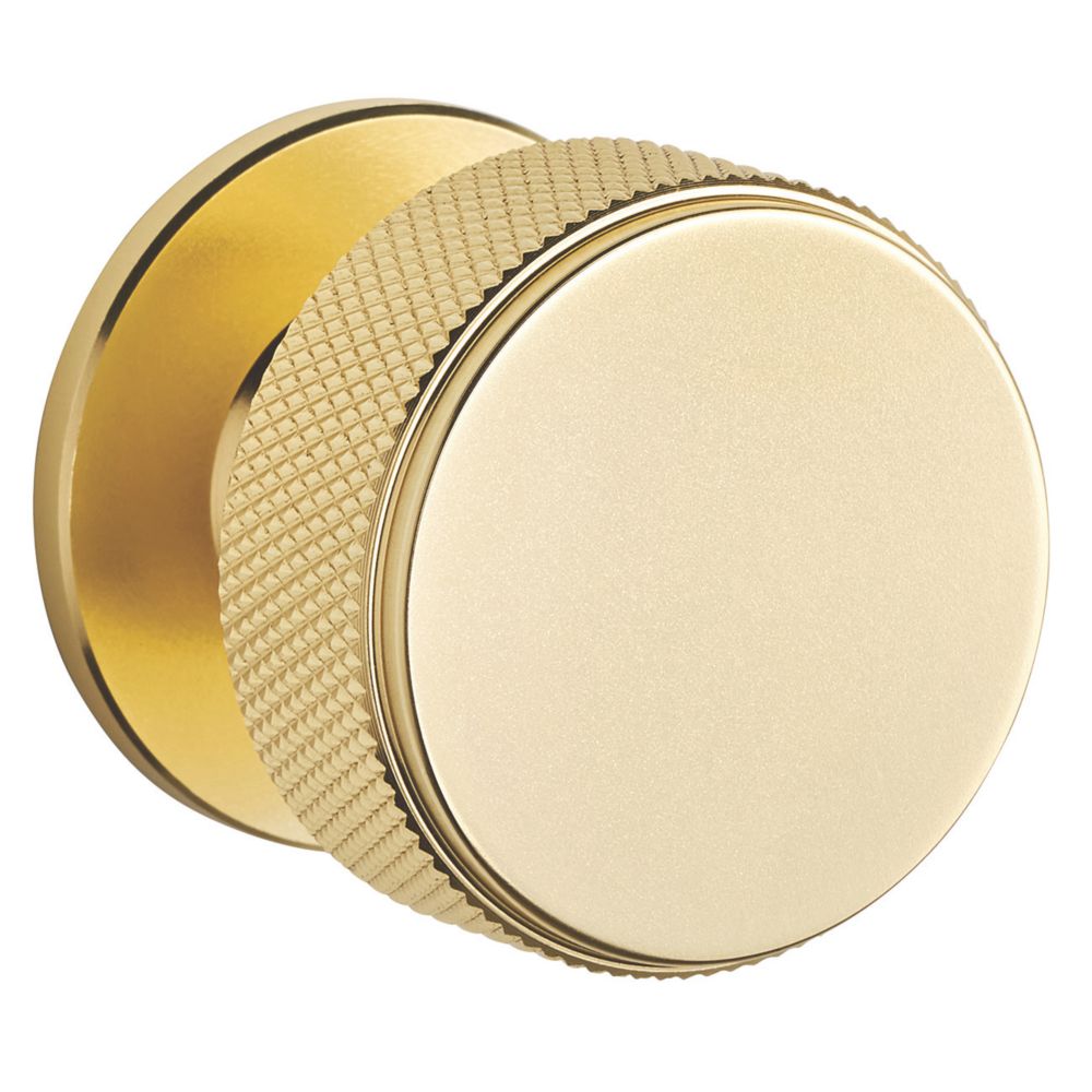 Elite Knobs & Handles Kensington Knurled Cabinet Knob Brushed Brass ...