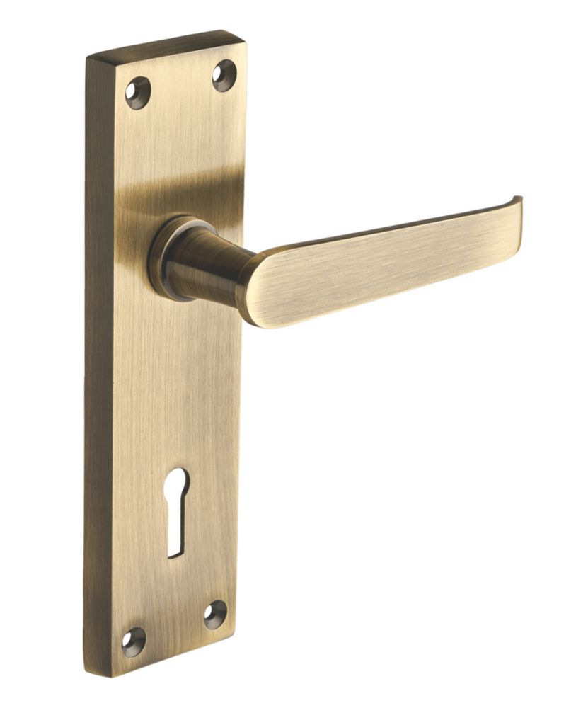 Designer Levers Victorian Fire Rated Long Straight Lever Lock Door ...