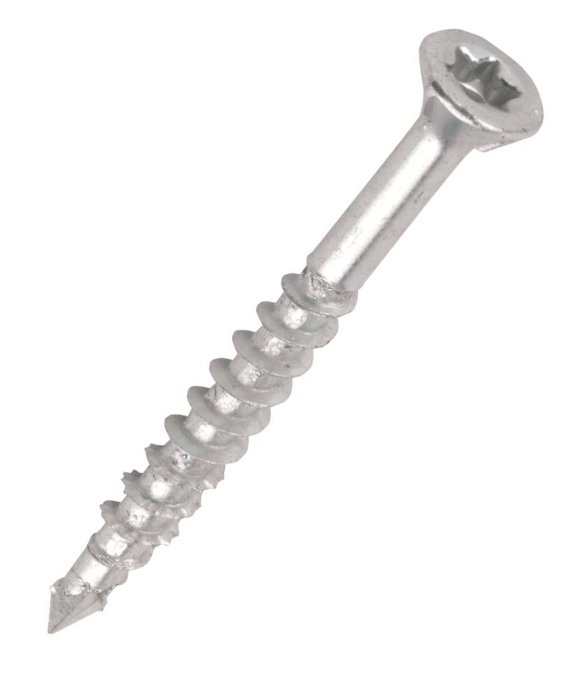 Spax TX Countersunk Self Drilling Blue Zinc MDF Screws 4mm x 50mm 200 ...
