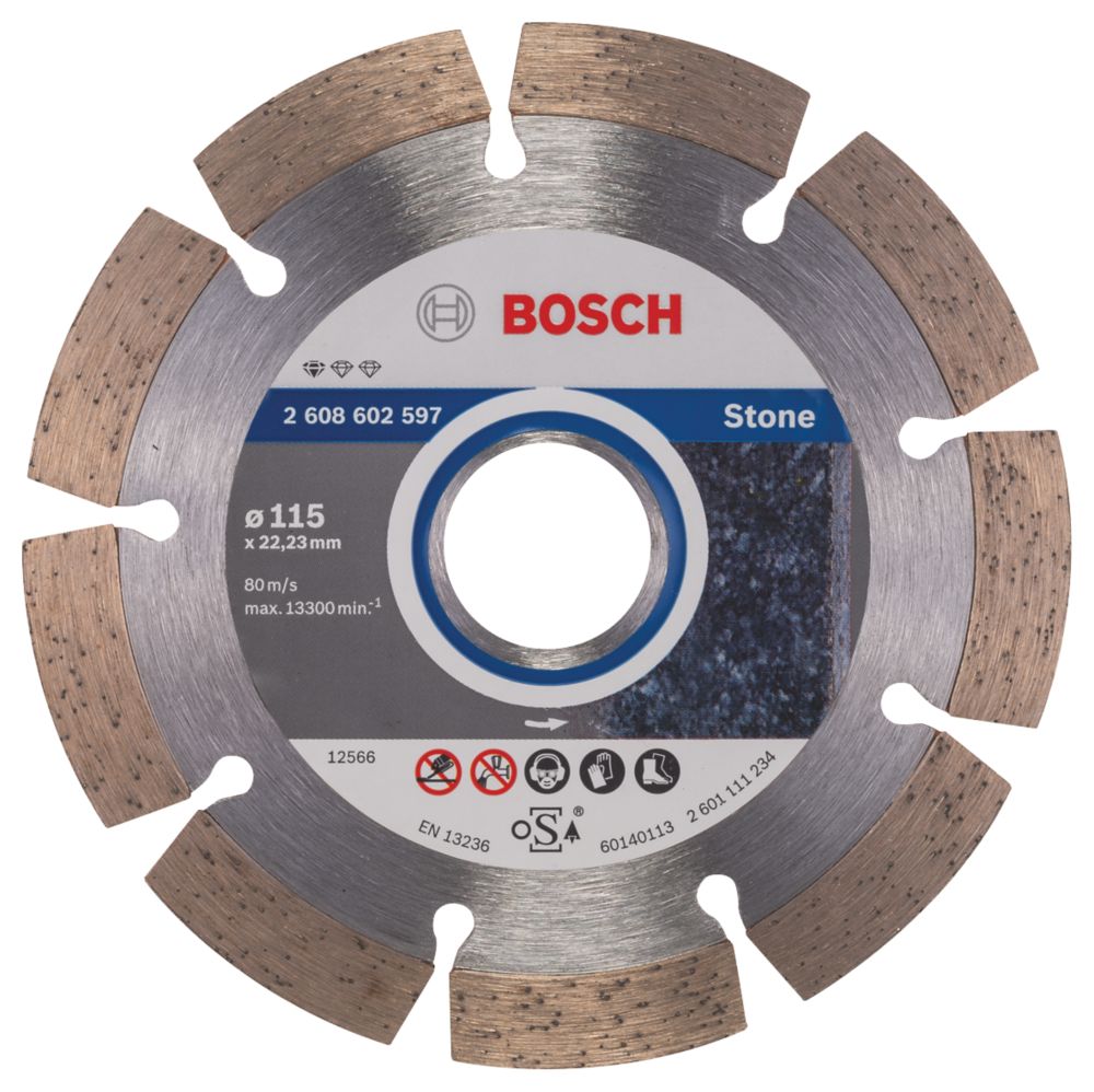 Bosch Multi-Material Diamond Disc 115mm x 22.23mm - Screwfix