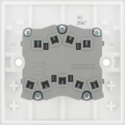 British General 900 Series 20A 16AX 3-Gang 2-Way Light Switch White ...