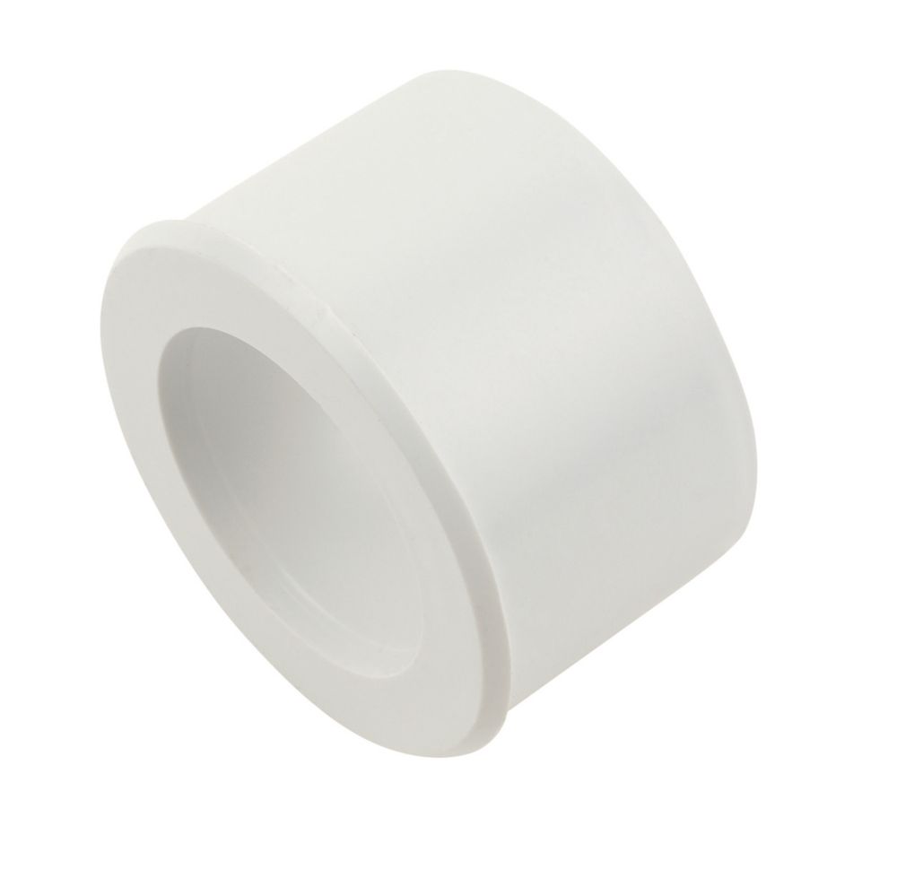 FloPlast Solvent Weld Reducer 50mm x 32mm White - Screwfix