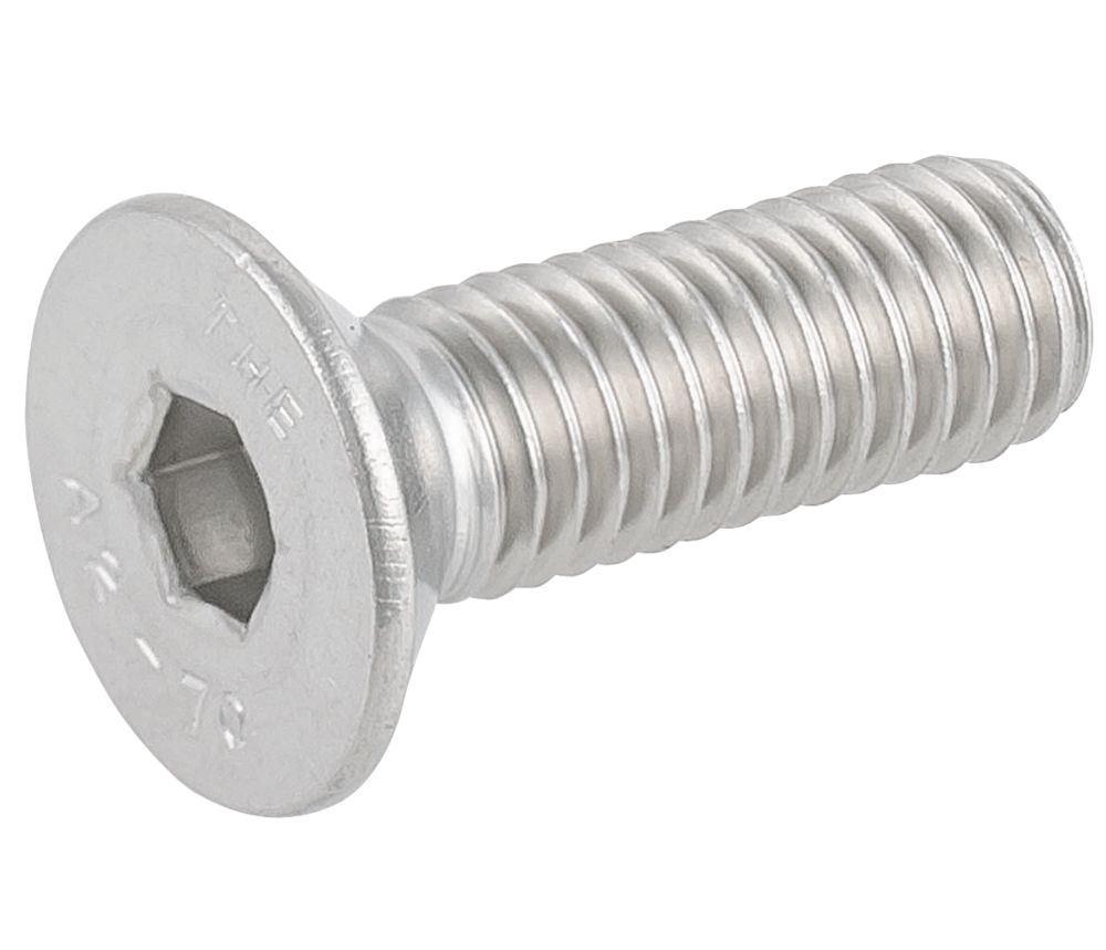 Easyfix Countersunk Head Socket Screws A2 Stainless Steel M8 x 25mm 50 ...