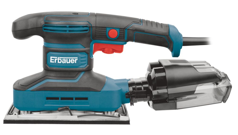 Erbauer ETSS260 Electric 1/3 Sheet Sander 220-240V - Screwfix