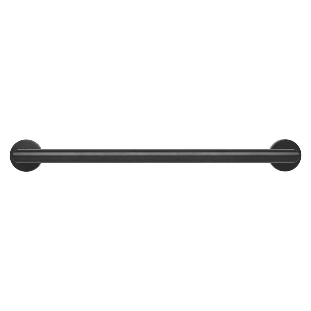 Croydex Straight Household Grab Bar Black 600mm - Screwfix