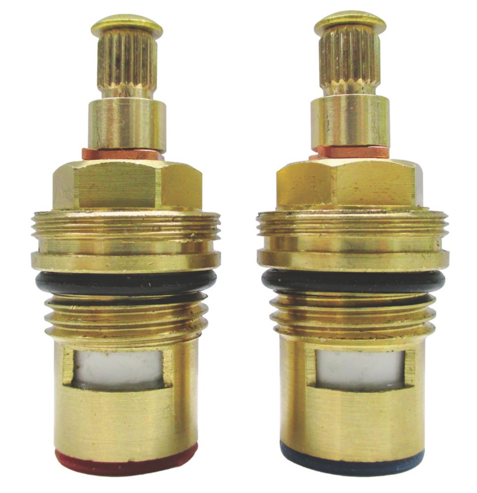 Flomasta 1/2" BSP Quarter Turn Ceramic Tap Glands Pack | Brassware ...