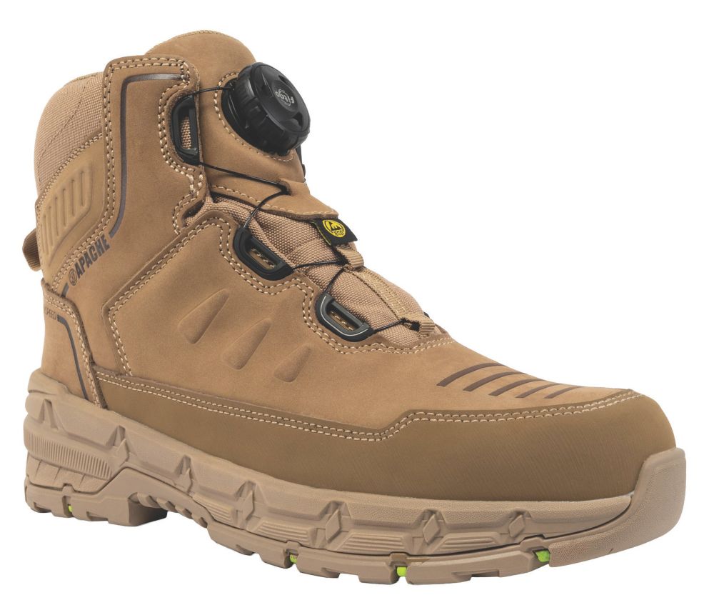 Apache Stonehenge Size 12 Stone Waterproof Steel Toe Cap Safety Boots ...