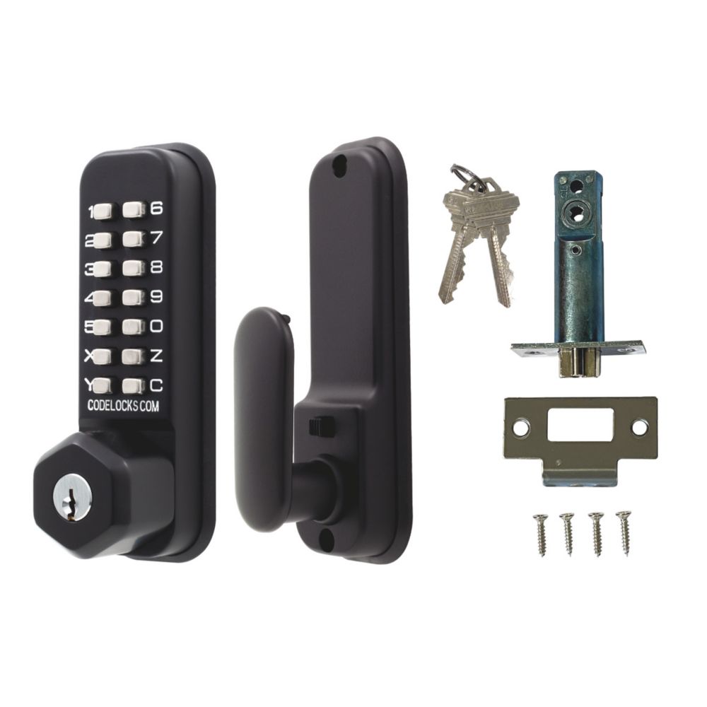 Codelocks Push-Button Lock & Mortice Latch with Code-Free Mode 52mm ...