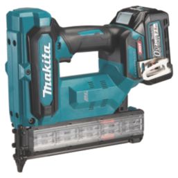 Makita FN001GD201 40mm 40V 2 x 2.5Ah Li Ion XGT Brushless Second Fix Cordless Nail Gun Screwfix