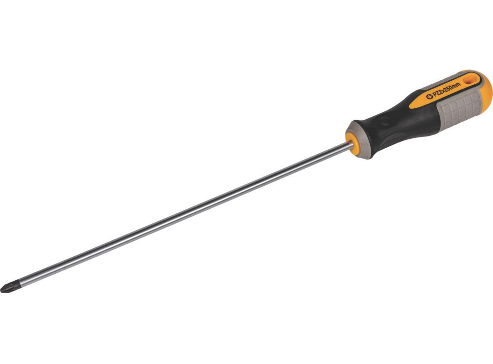 Roughneck Long Reach Screwdriver PZ2 x 250mm - Screwfix