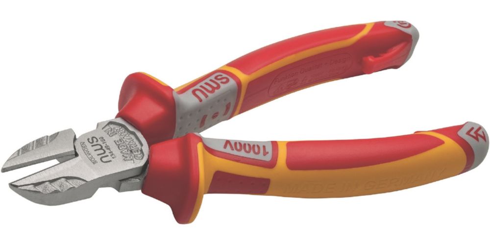 NWS VDE Side Cutters 6 1/4" (160mm) - Screwfix