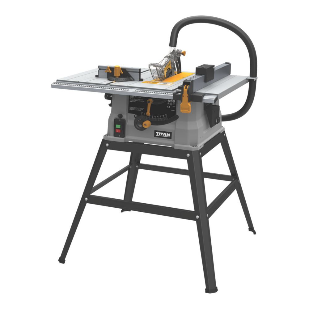 Titan MSTS1500-A 254mm Electric Table Saw 240V - Screwfix
