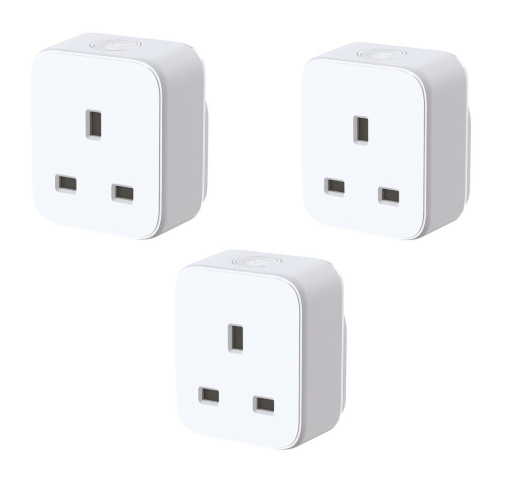 Hive V3 13A Active Smart Plugs White 3 Pack - Screwfix