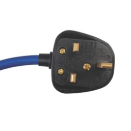 Defender 13A 1-Gang Unswitched Extension Lead Blue 10m - Screwfix