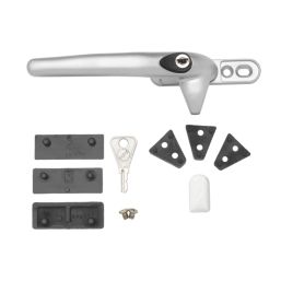Mila RM Cockspur Left-Handed Window Handle Satin Chrome - Screwfix