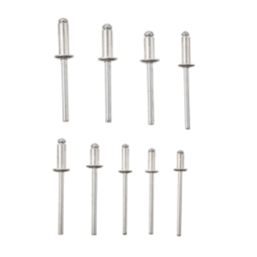 Easyfix BZP Mixed Rivets Pack 900 Pcs - Screwfix