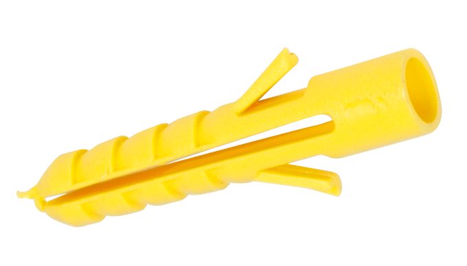 Fischer Plastic Wall Plugs 5mm x 100 Pack - Screwfix