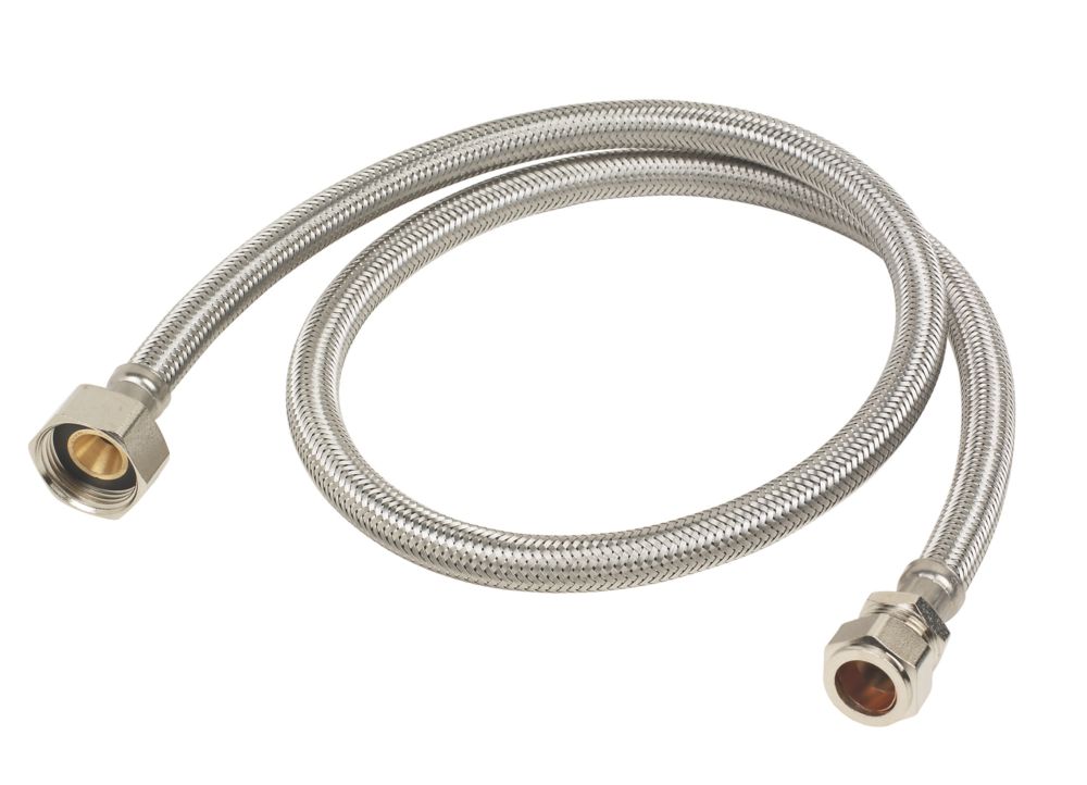 Hose Pipe 15mm x 3/4" x 1000mm - Screwfix