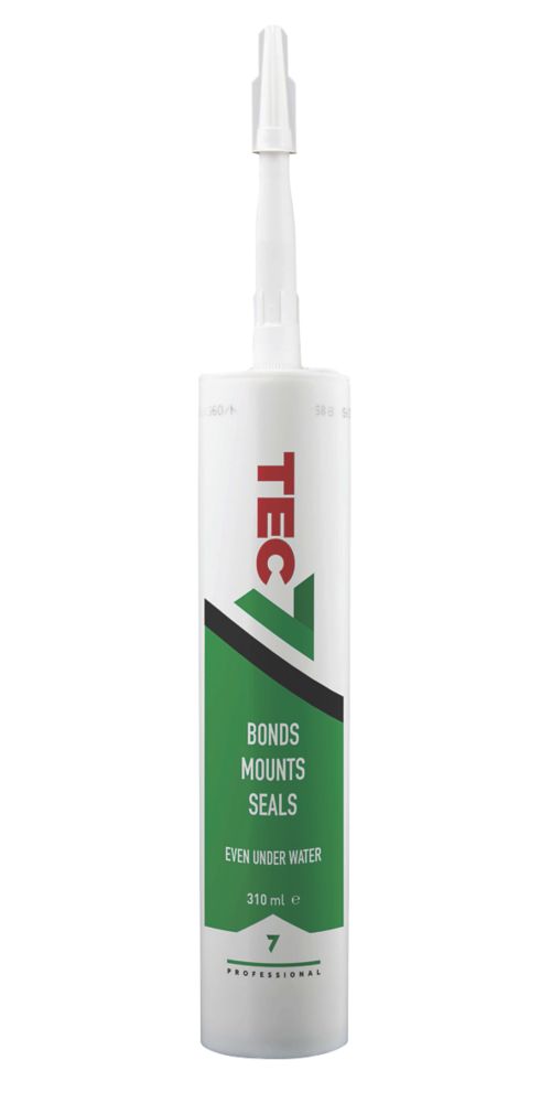 Tec7 Sealant & Adhesive White 310ml - Screwfix