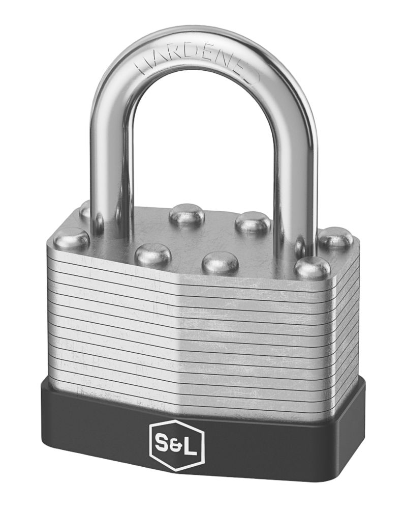 Smith & Locke Laminated Steel Padlock 40mm - Screwfix